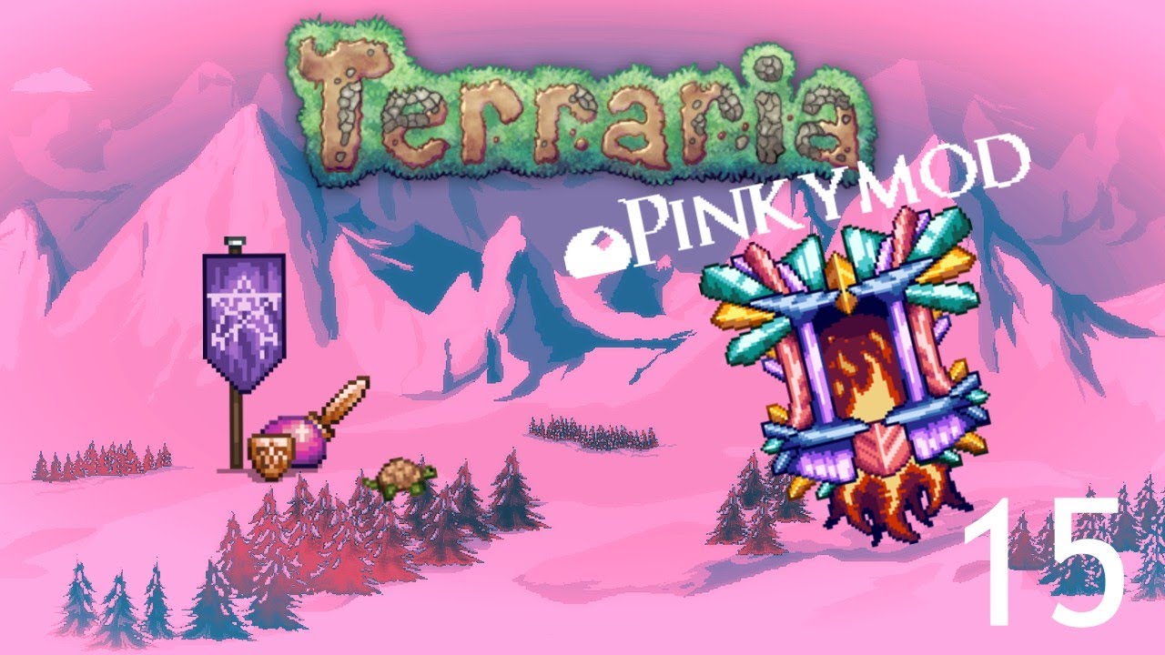 Terraria [Pinkymod] Let's Play Episode 15: More Rainbow Sparkles! - YouTube
