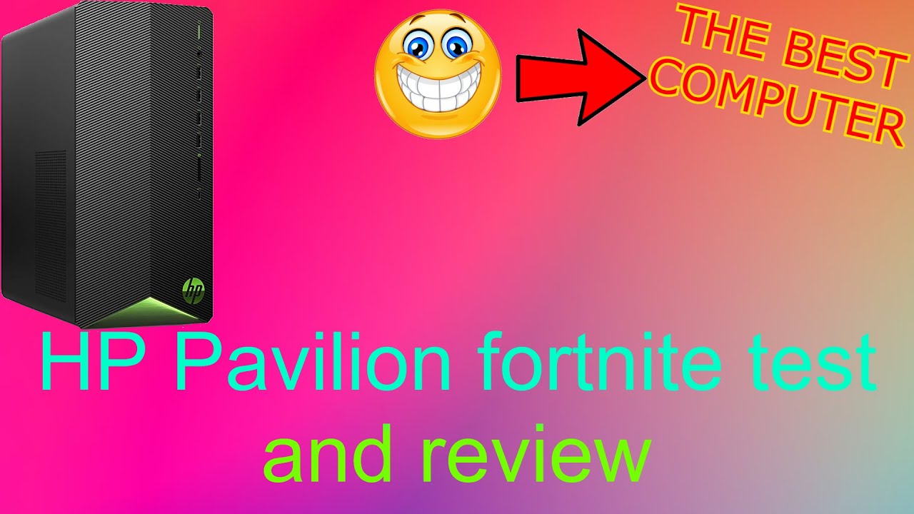 HP Pavilion Fortnite FPS test (HAND CAM) - YouTube