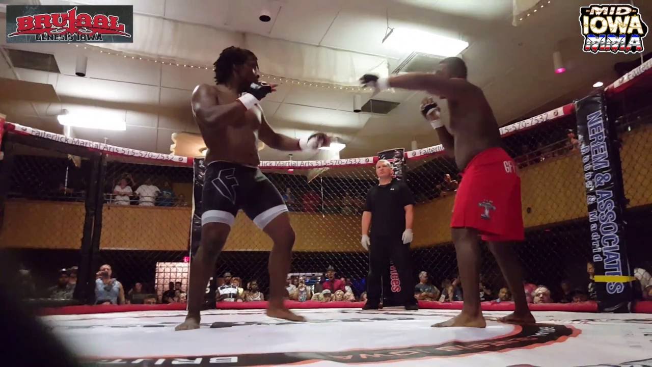 Willie Whitehead vs Darrius Flowers - MMA TITLE FIGHT - Brutaal Genesis ...