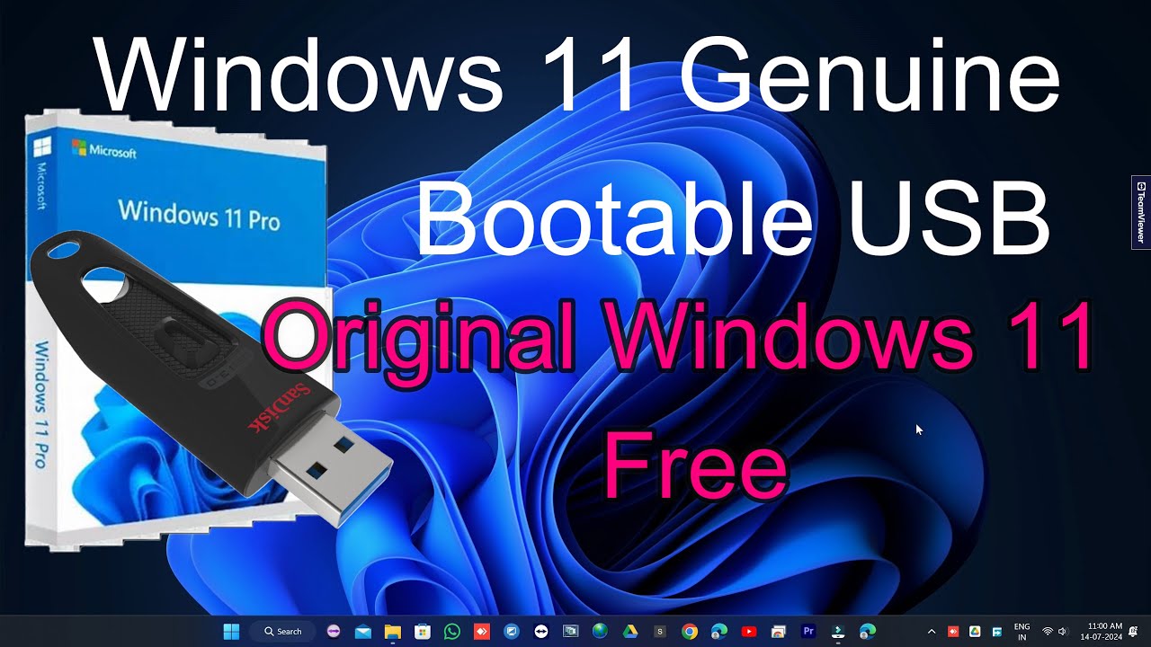 Windows 11 Genuine Bootable USB || How to Create bootable USB drive # ...