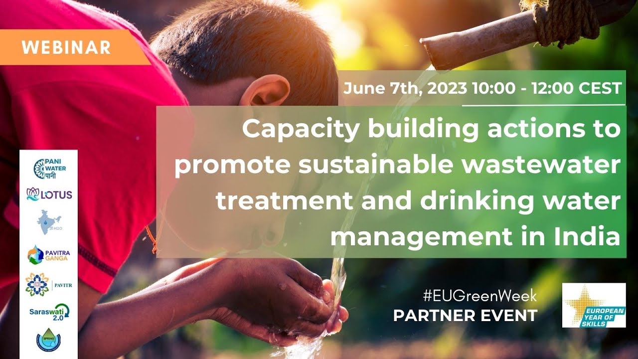 Webinar: 7 EU-INDIA WATER PROJECTS on 7 June 2023 - YouTube