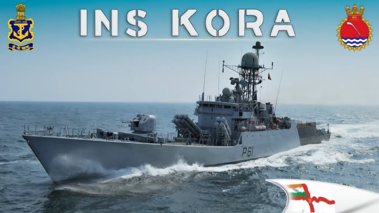 INDIAN NAVY Warship INS KORA Completes 26 YEARS of SERVICE - YouTube