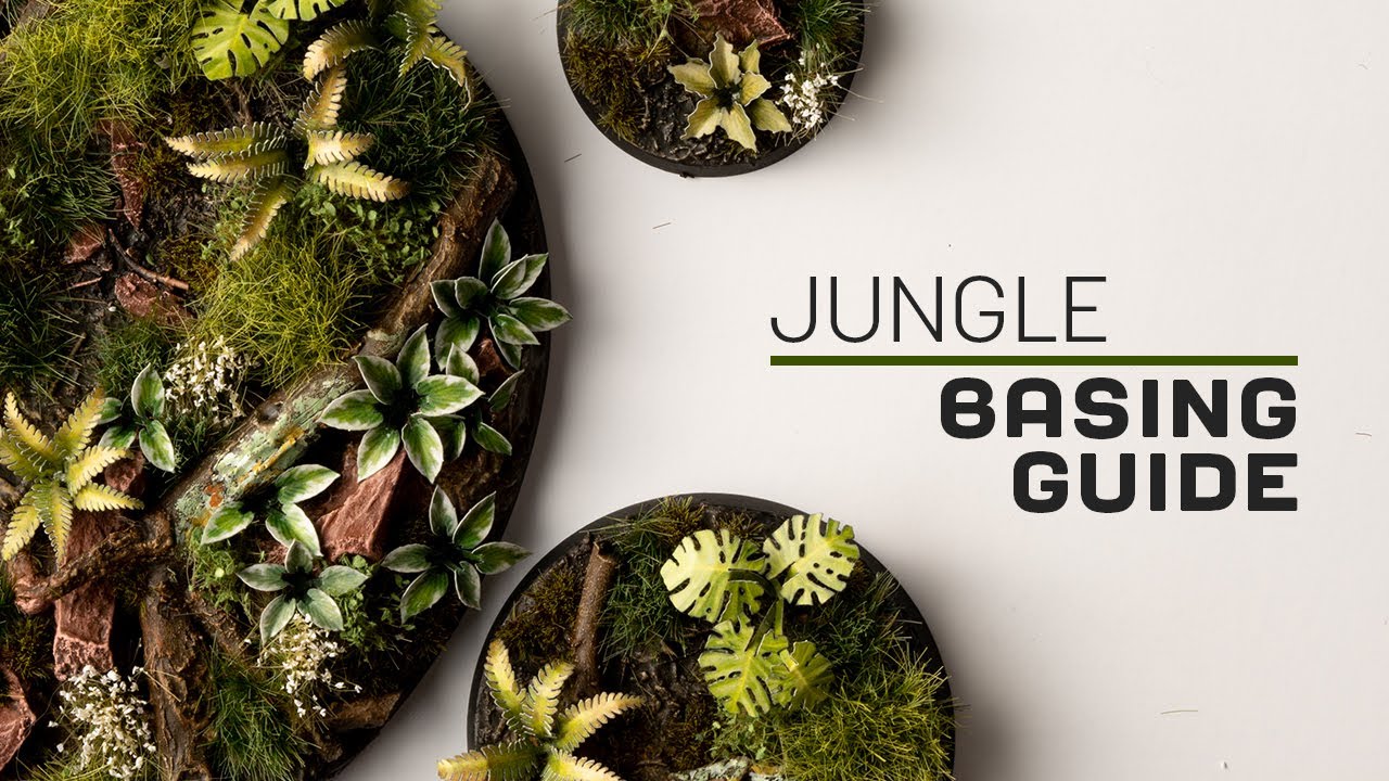 Basing Guide: Jungle Bases - YouTube