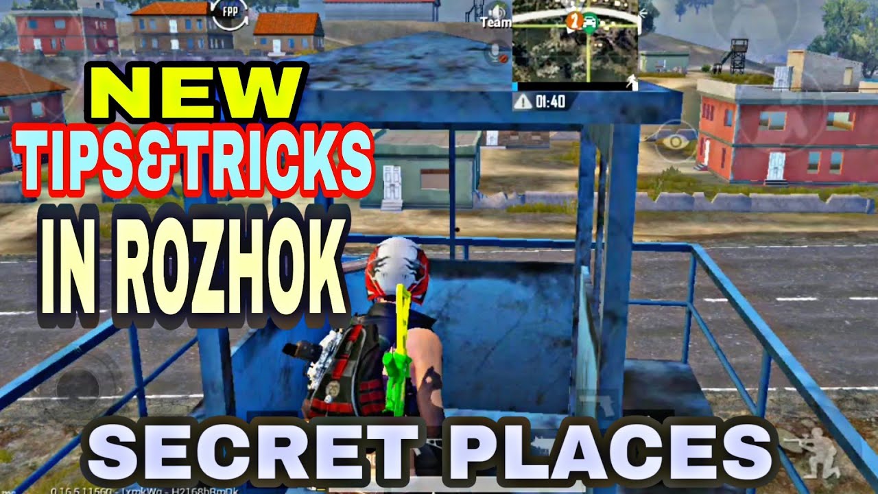 New rozhok tips and tricks | Erangel map | New hidden places| Rozhok ...