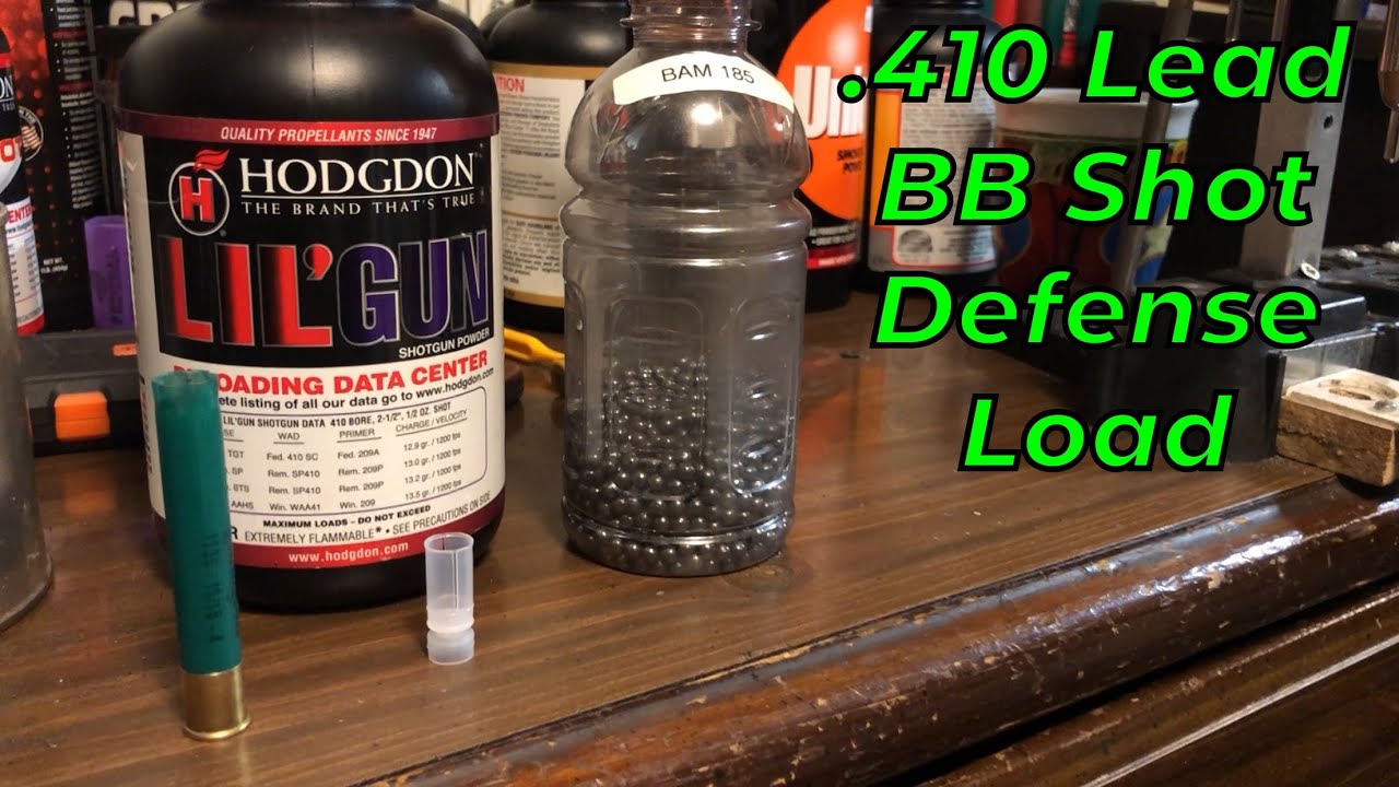 .410 Lead BB Defensive/Predator Load - YouTube