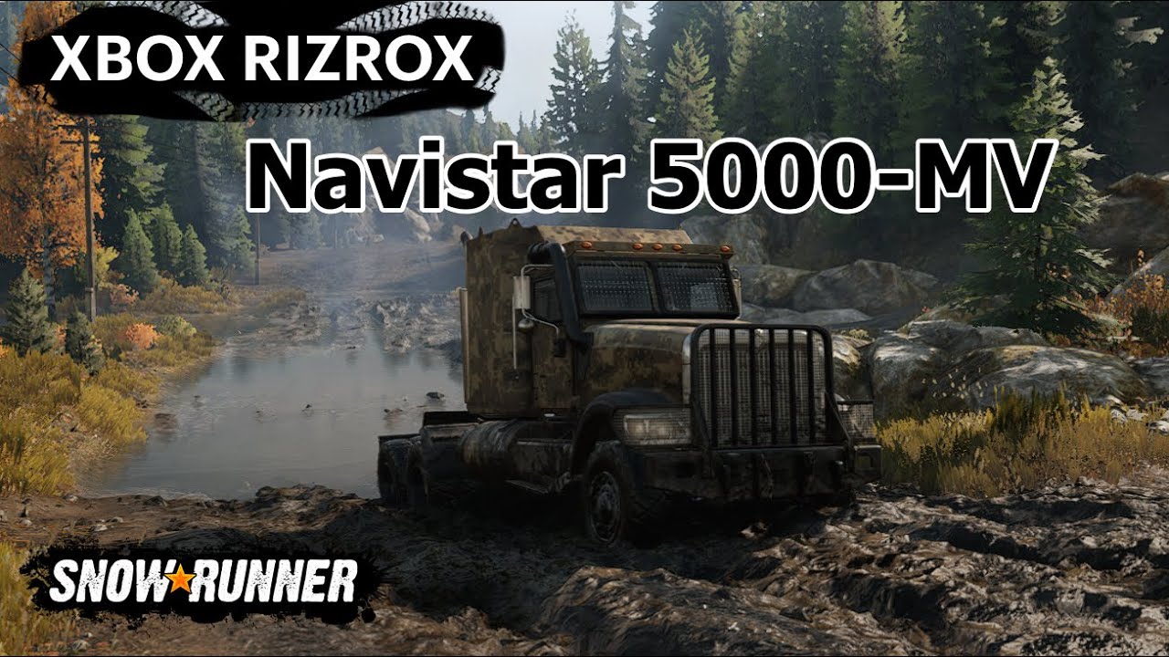 Snowrunner Navistar 5000-MV (gdyby Jeremy Clarkson grał w snowrunner to ...