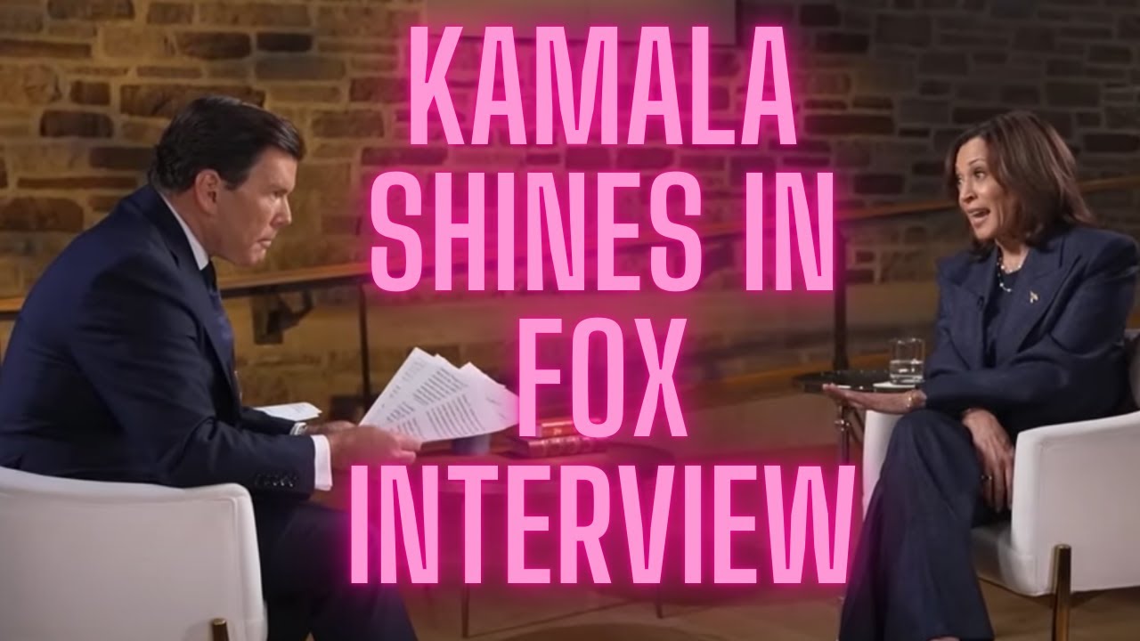 Kamala Harris INTERVIEW with FOX NEWS (FULL INTERVIEW) - YouTube