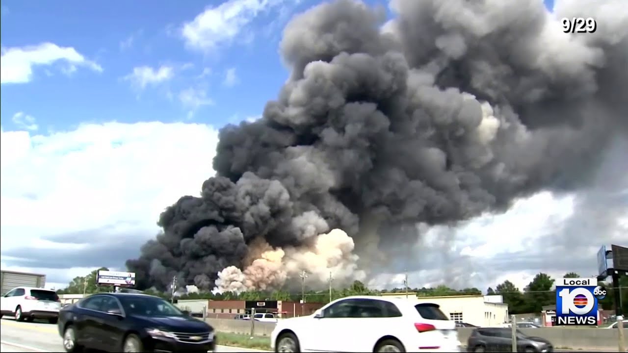 Chemical plant near Atlanta faces several lawsuits after fire - YouTube