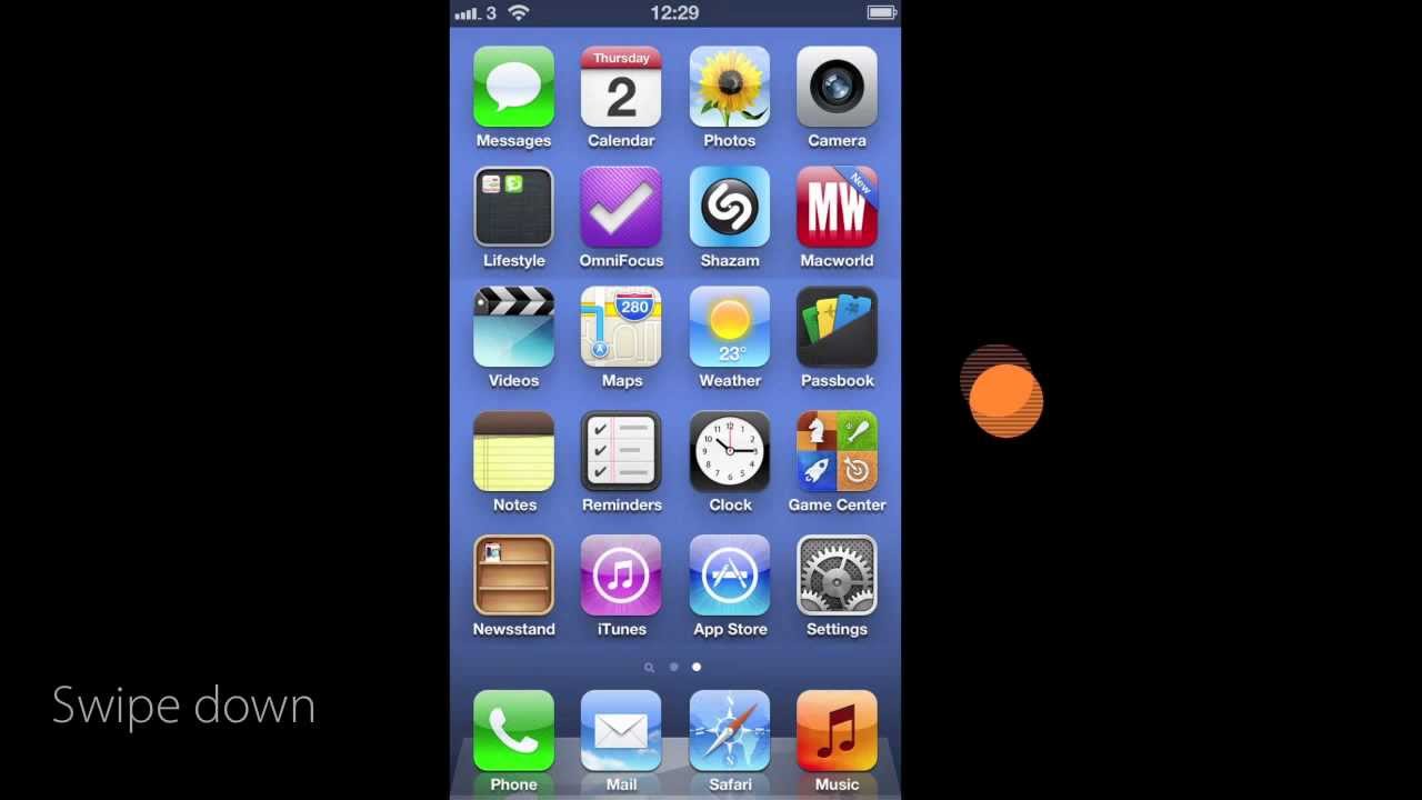 iOS 7 Notification Center Concept - YouTube