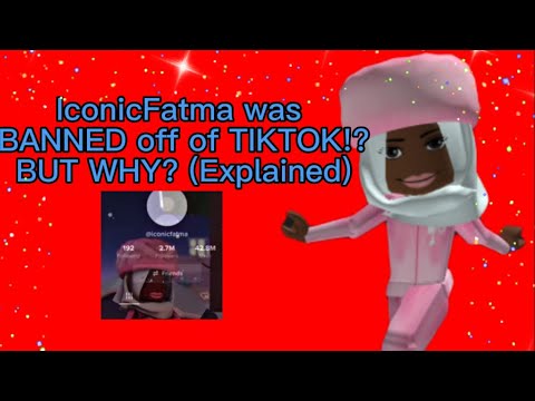 @Iconicfatma got BANNED off of TIKTOK!? (DRAMA/NEWS) - YouTube