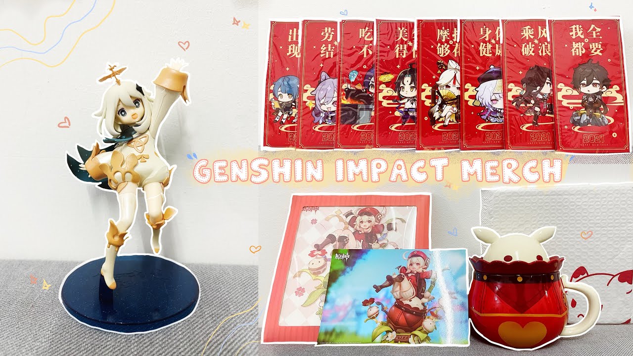 ️ official Genshin Impact merch unboxing (klee figure, klee mug ...