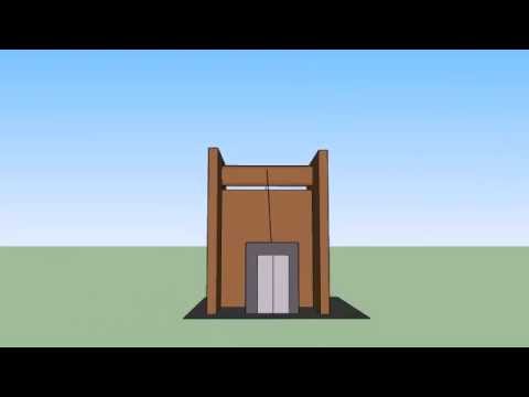 Sketchup Ascensor Con Poleas y Polipastos - YouTube