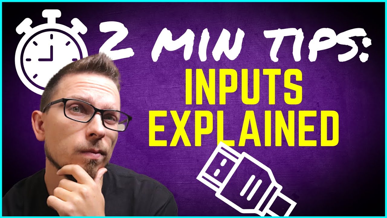 Projector Inputs Explained | 2 Min Tips! - YouTube