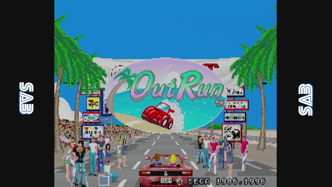 Outrun Playthrough B Death Valley SEGA SATURN - YouTube