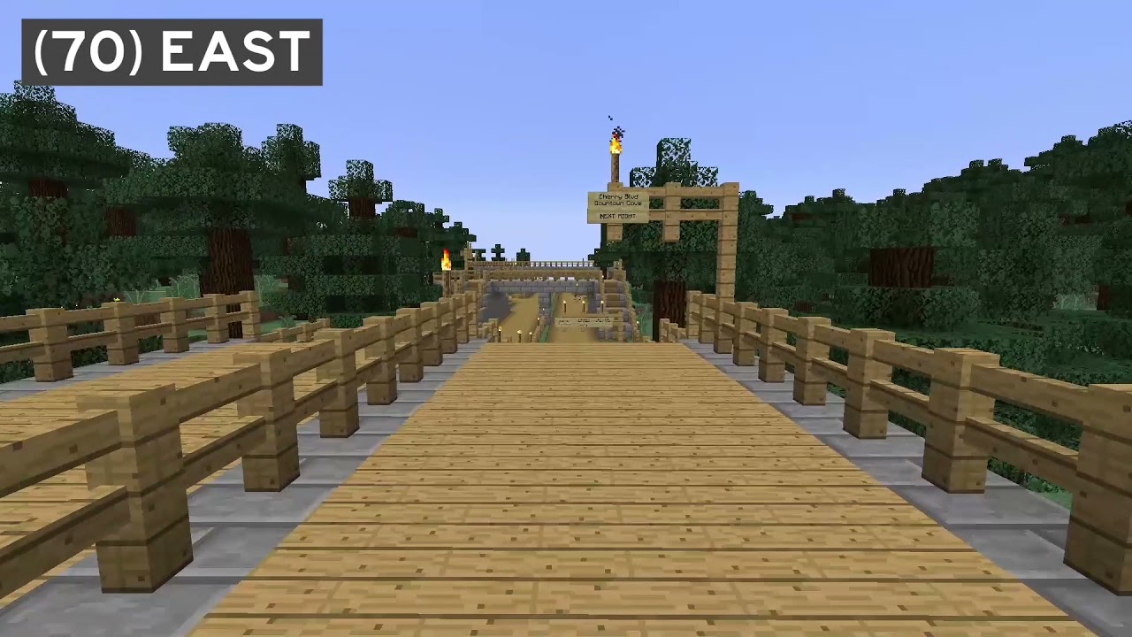 Minecraft Freeways: Route 70 Extension Tour! - YouTube