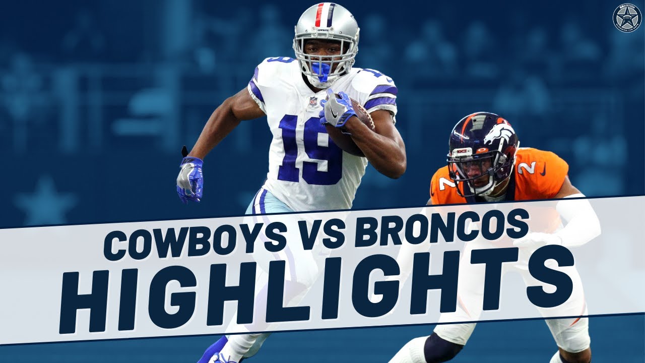 Dallas Cowboys Highlights Against Denver Broncos | Blogging the Boys ...