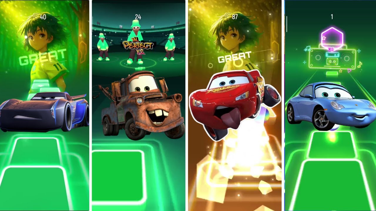 🔊 Every Tap is Perfect! Cars Edition Tiles Hop Gameplay! - YouTube