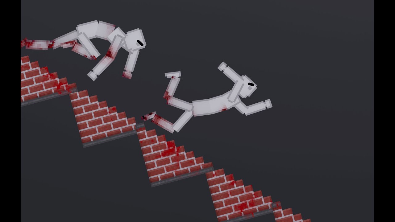 Humans Falling Down The Stairs In People Playground (5) - YouTube