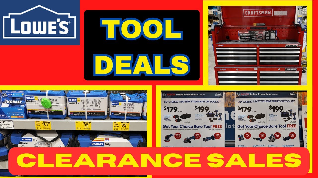 TOP Lowes Tool Deals and Clearance Sales For June YOU Must See! - YouTube