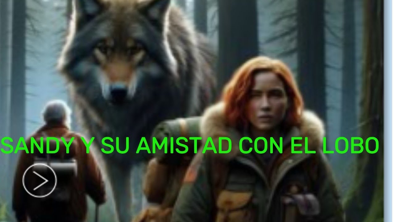 SANDY SU AMISTAD CON EL LOBO - YouTube