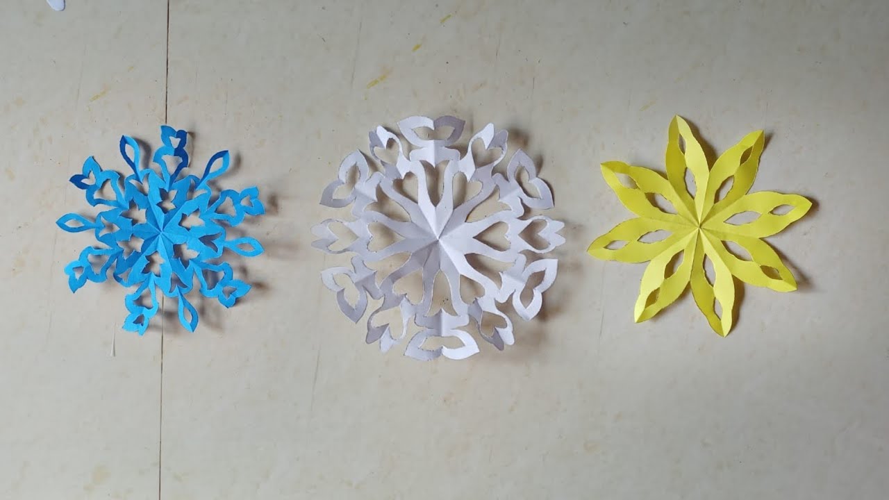 Simple and easy paper cut out craft by Crafty Swati - YouTube