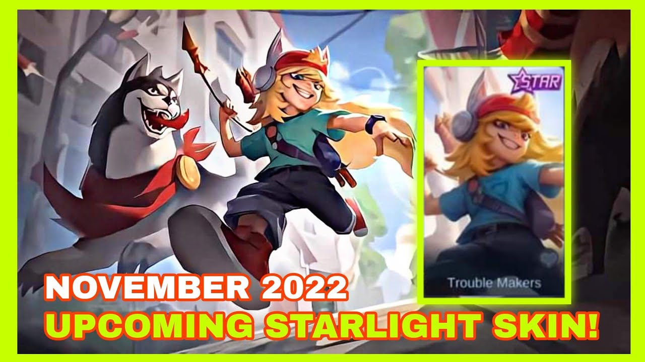 NOVEMBER STARLIGHT SKIN 2022! MOBILE LEGENDS BANG BANG - YouTube