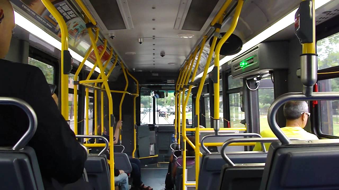 On-Board MTA New York City Bus 2011 Orion VII EPA10 / E10 "3G" 7088 On ...