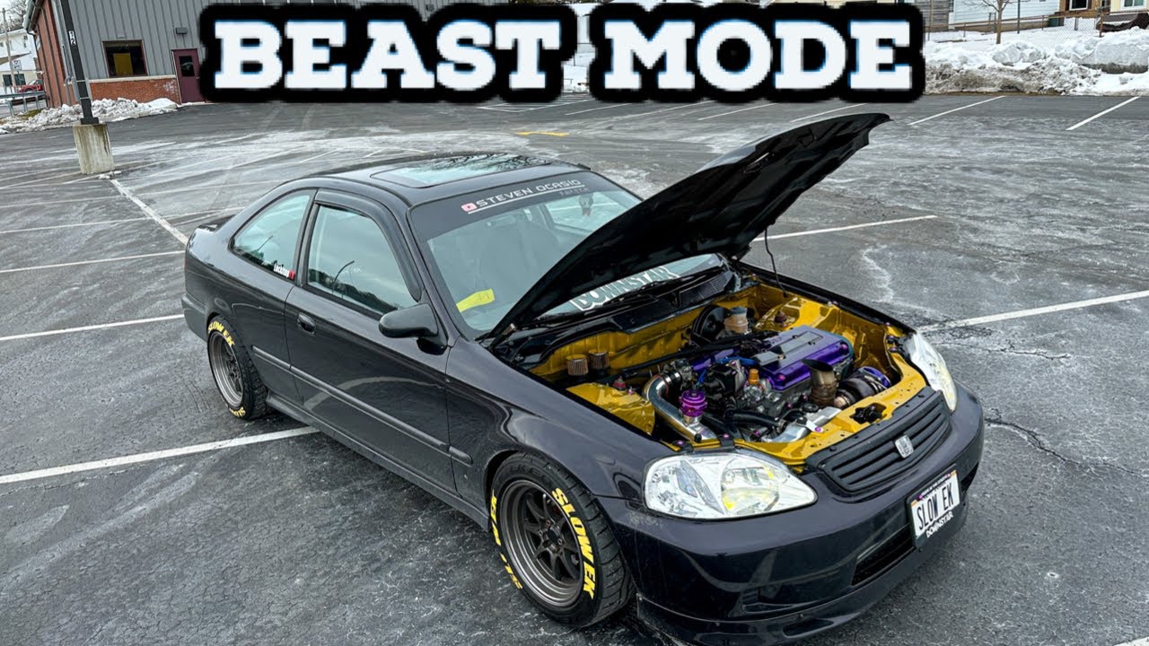 500hp pov in my fully built turbo civic….. she pulls amazing !! - YouTube