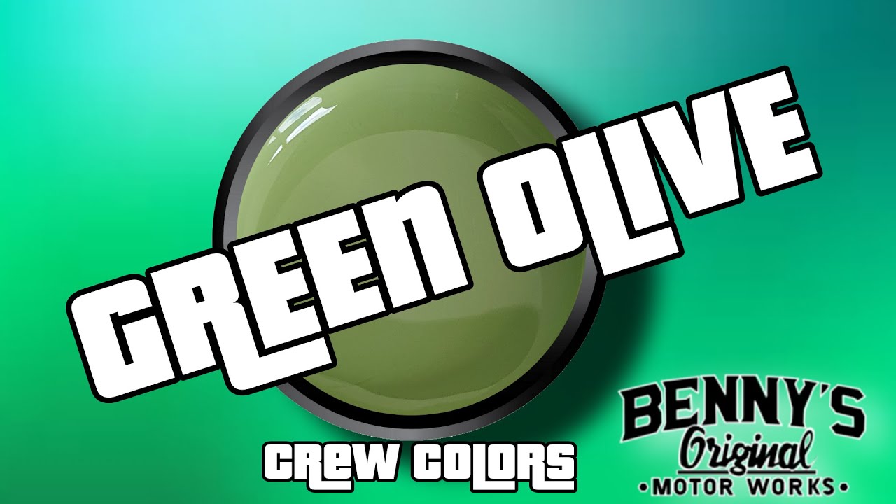 🔴 GREEN OLIVE 🔴 CREW COLORS MODDED - YouTube