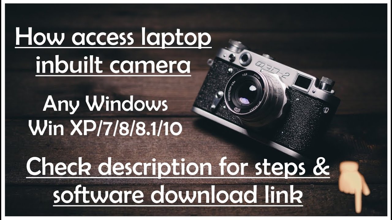 How to open camera of any laptop | Access PC/Laptop camera using VLC ...