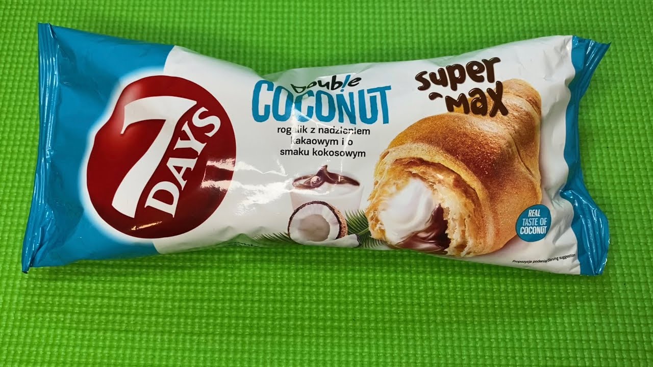 7 Days Croissant Coconut Super Max Double Unboxing | Croissant Unboxing ...