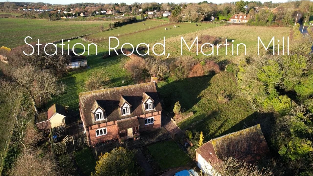 Station Road, Martin Mill, Dover | Drone Tour Video - YouTube