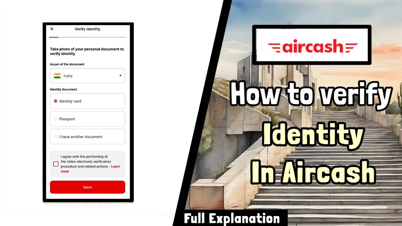 aircash how to verify identity|| #zračna gotovina ||verification ...