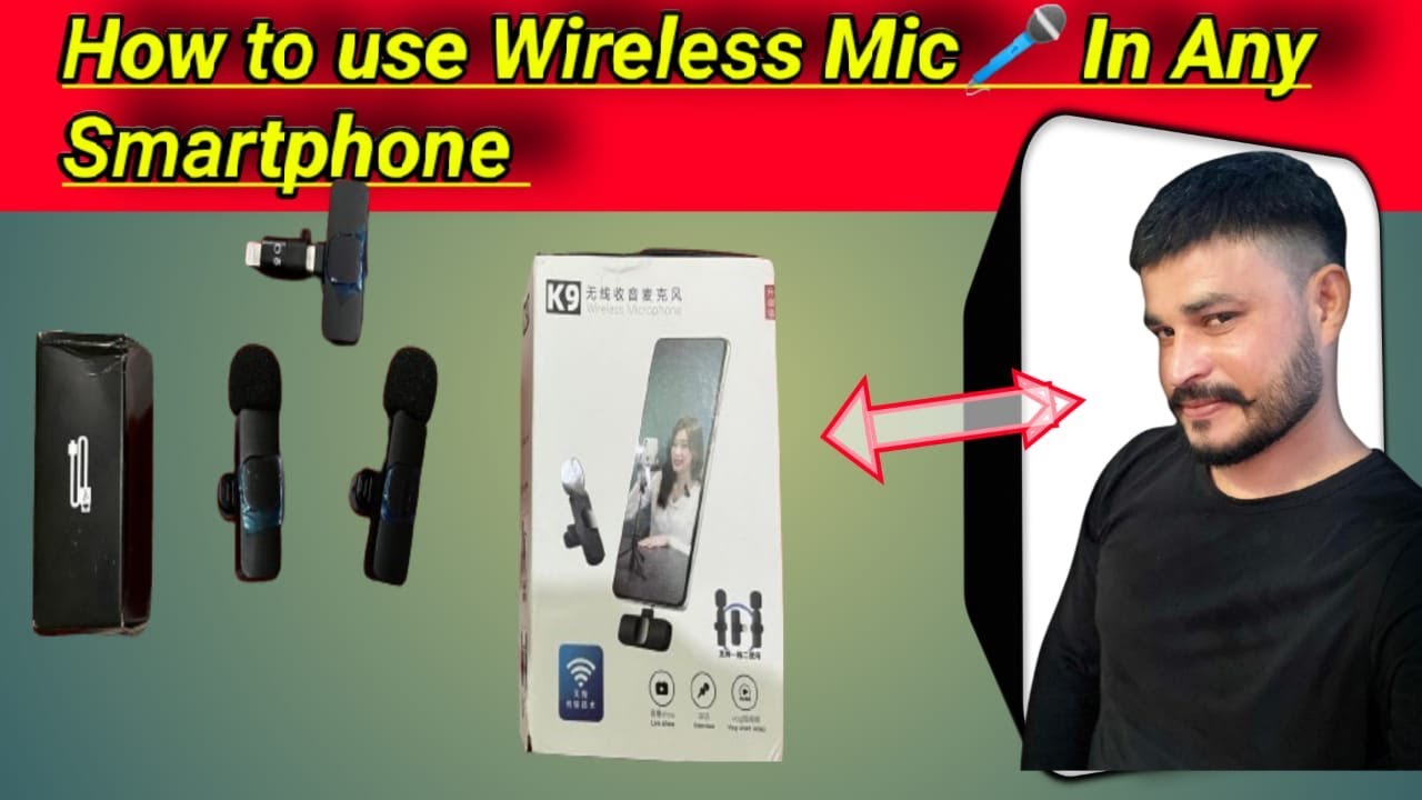 How To use Wireless Mic 🎤 In Any Smartphone | wireless Mic 🎙️ Connect ...