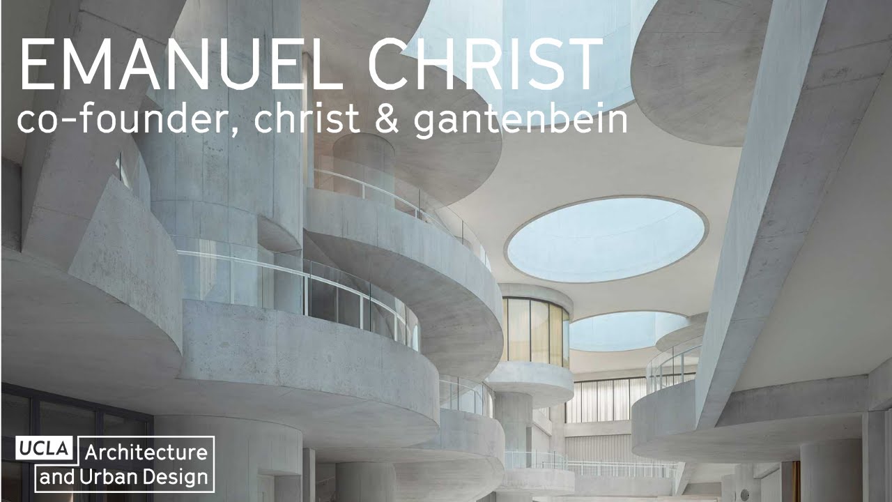 Emanuel Christ, Co-Founder, Christ & Gantenbein - YouTube