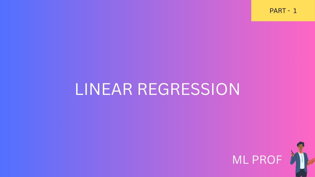 Linear Regression | Simple Linear Regression | Part 1 - YouTube