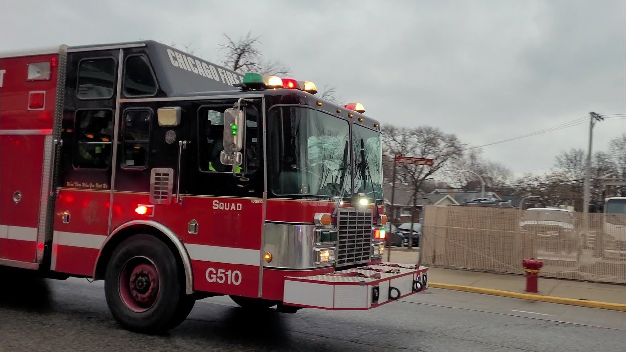 chicago fire department squad 2 spare responding - YouTube
