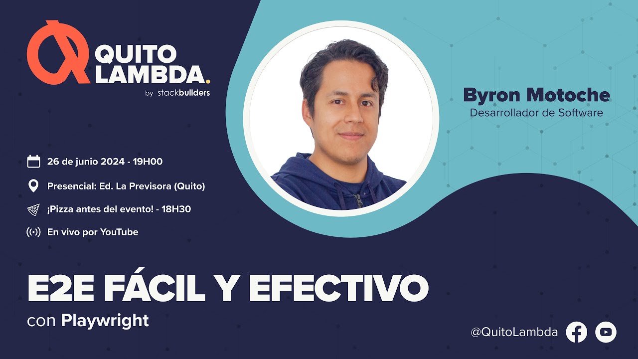 E2E Fácil y Efectivo con Playwright - YouTube