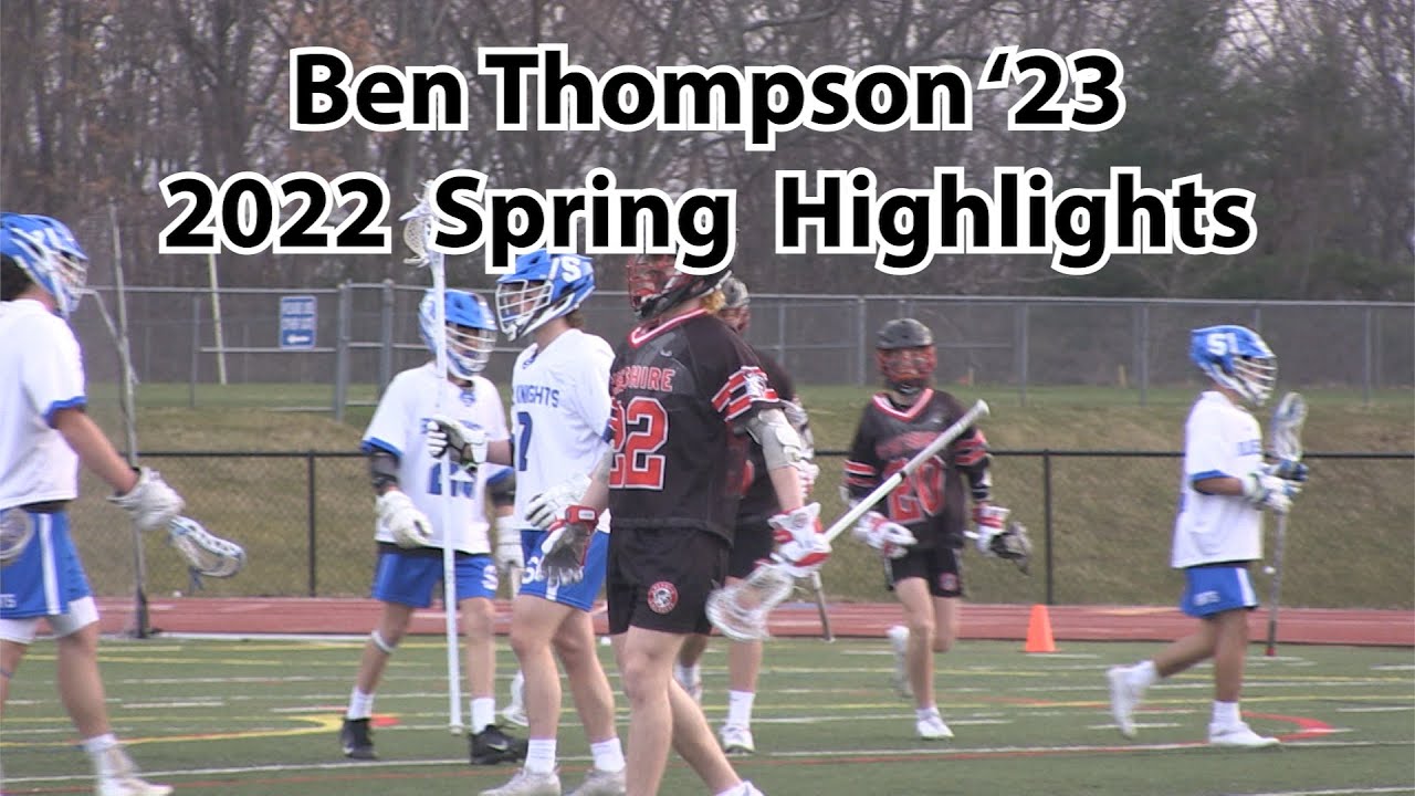 Ben Thompson '23 2022 Spring Highlights - YouTube