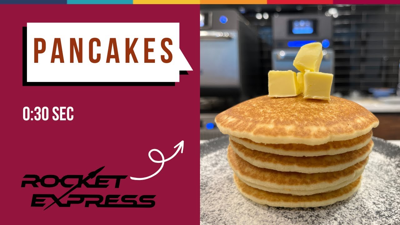 Pancakes 30 seconds in a Rocket Express - YouTube