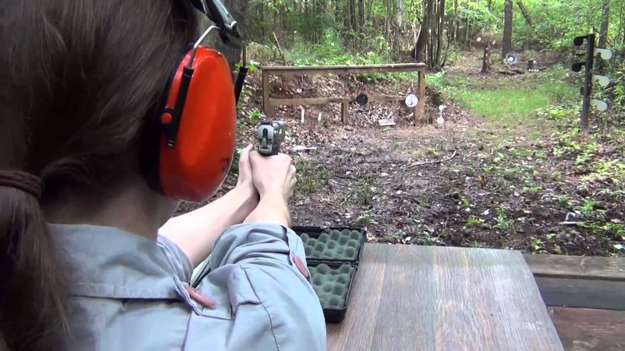 S&W 4516-1 Ladysmith? .45 ACP - First Time Shooting - YouTube