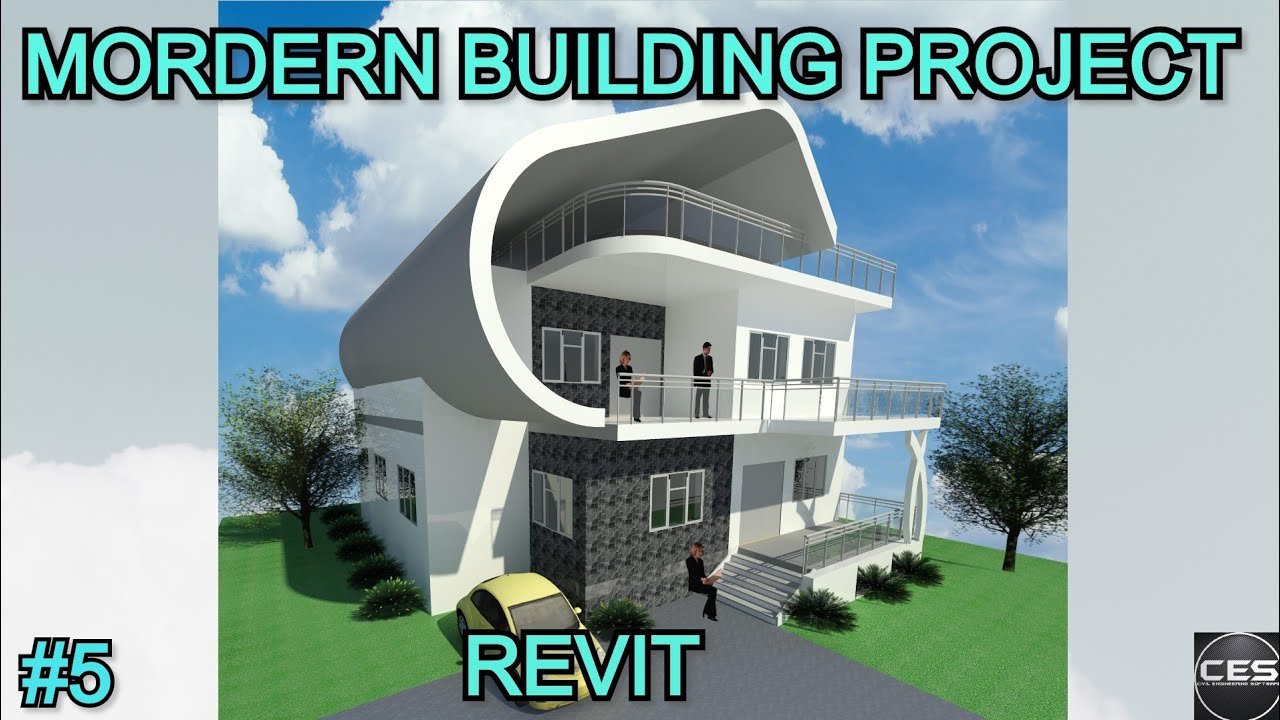 Revit Modern House Project | Complete Project Tutorial #5 - YouTube