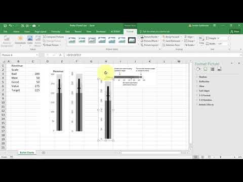 14-3 Free Excel Dashboard Course | Horizontal Bullet Chart Trick ...
