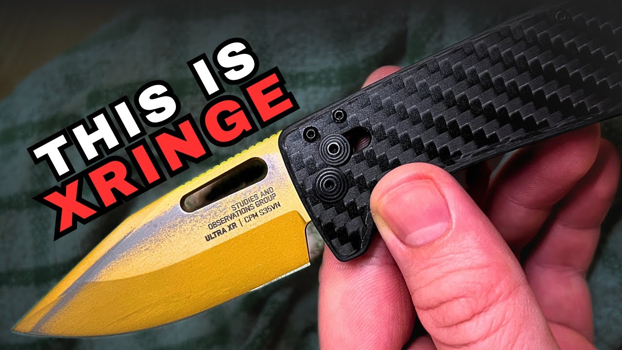 SOG Ultra XR Money Clip Pocket Knife with Carbon Fiber Scales ...