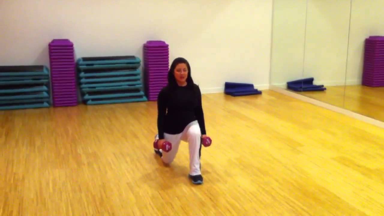 How to do a Standing Static Lunge - YouTube