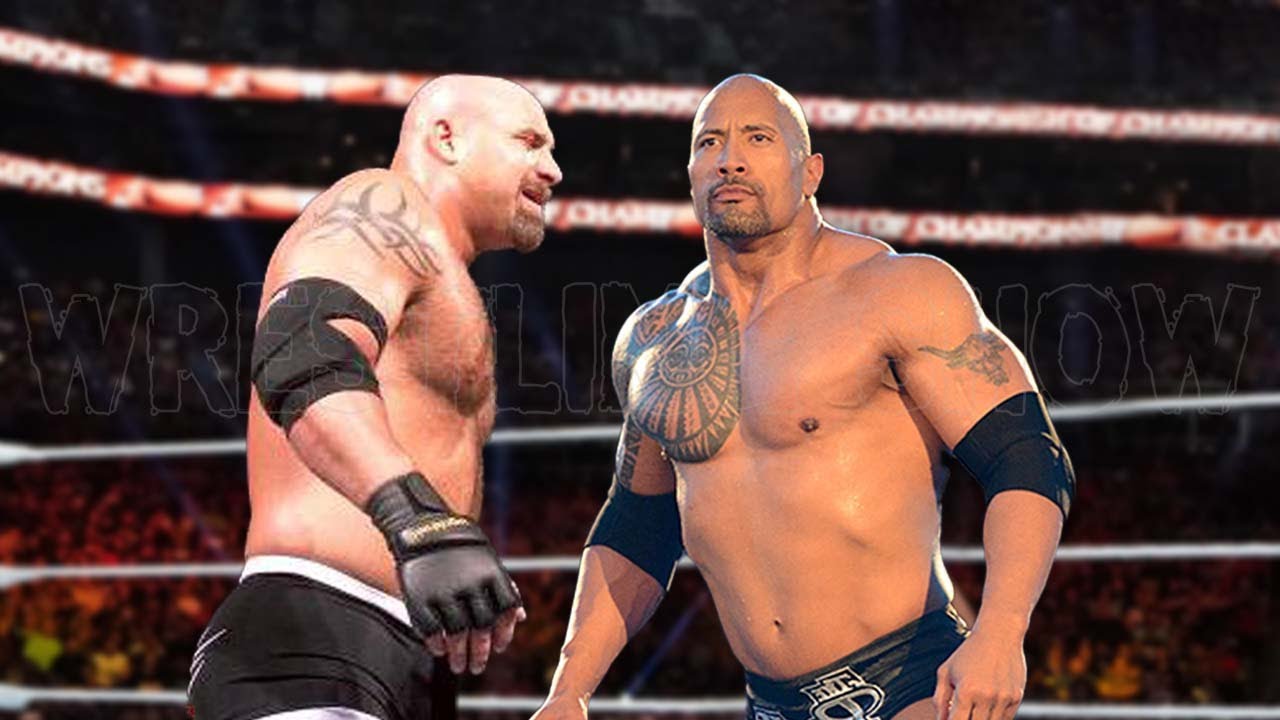 The Rock vs Goldberg Match Wrestling Show - YouTube