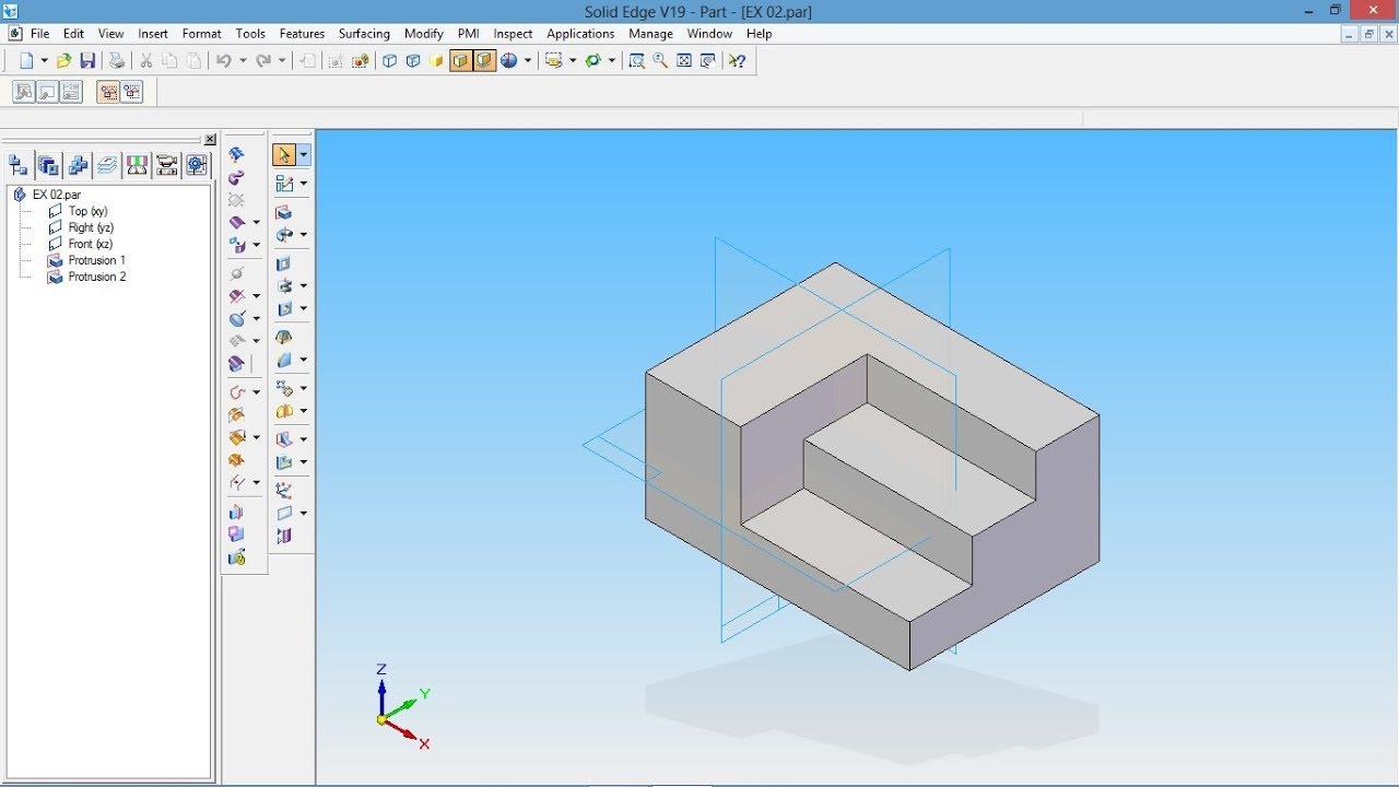 Solid Edge| tutorial- 2 |in Kannada | ಸಾಲಿಡ್ ಎಡ್ಜ್ | ಕನ್ನಡದಲ್ಲಿ- ಸಂಚಿಕೆ ...