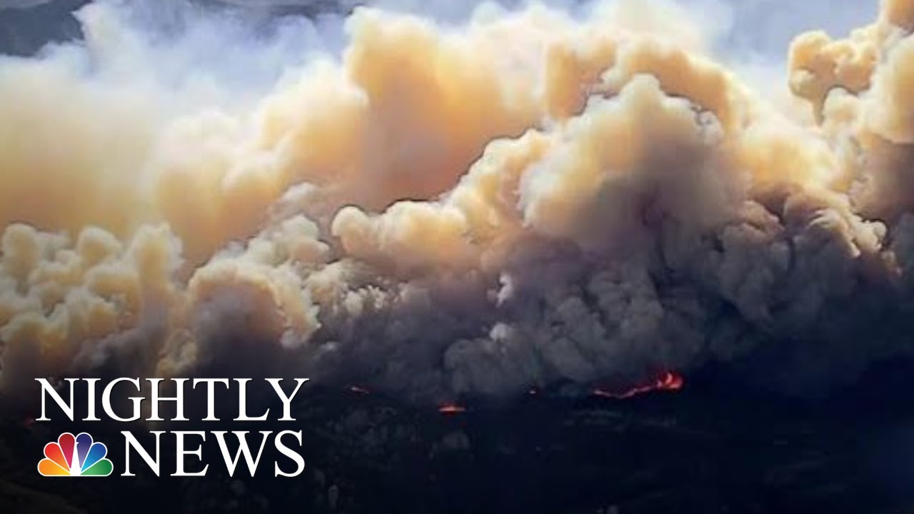 Massive Wildfires Continue To Threaten California | NBC Nightly News ...