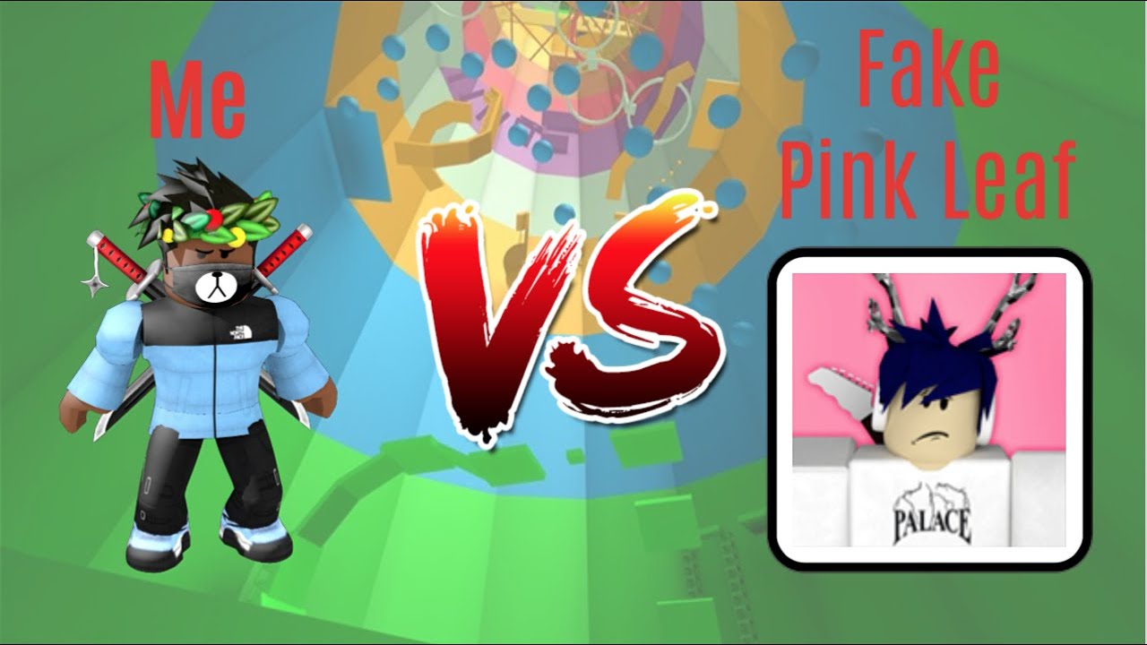 I 1v1 a fake Pink Leaf | Tower Of Hell | ROBLOX | Mr Gamerboy - YouTube