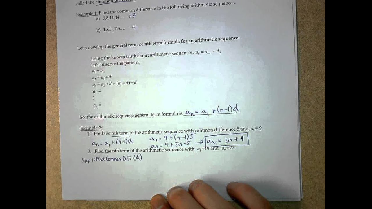 Advanced Pre-Calculus Section 8.2 (Notes Page 169) - YouTube